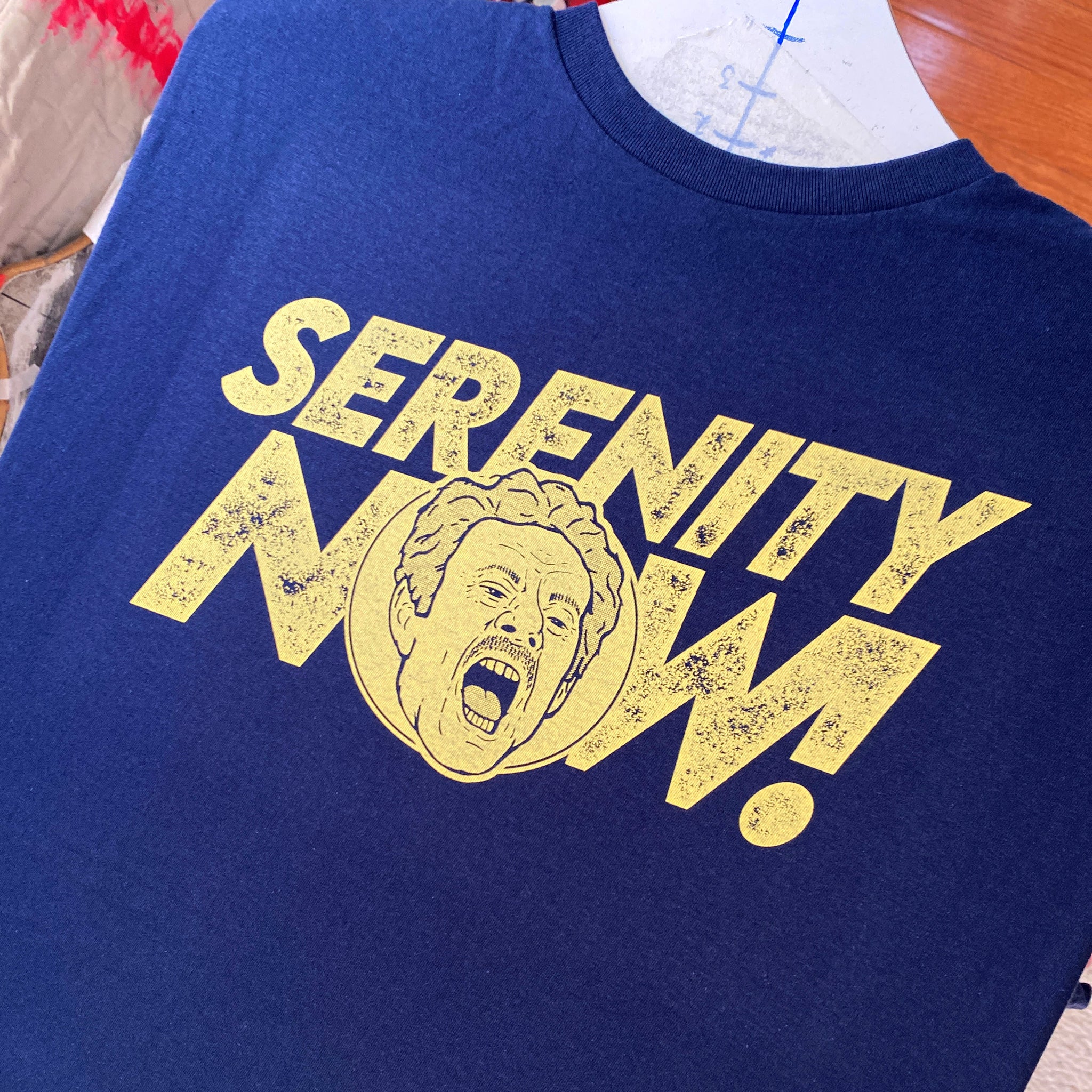 SERENITY NOW! (Seinfeld inspired) – Handprint NYC / GnuYorker.com
